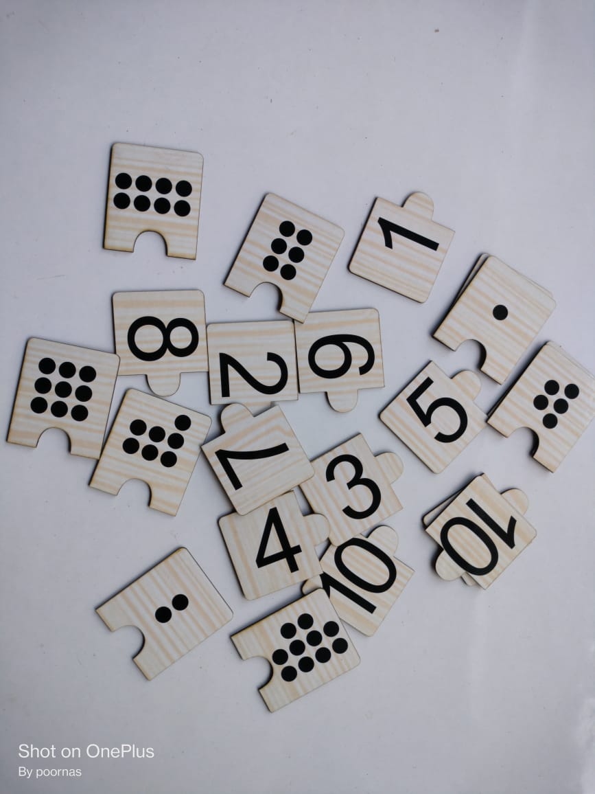 2 piece number and dot matching big